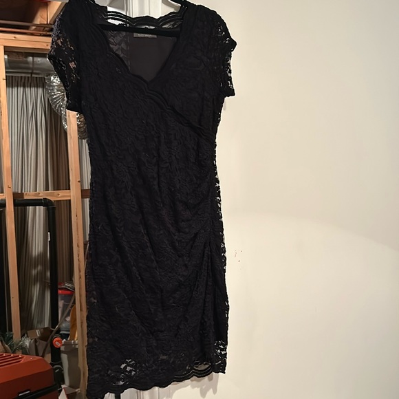 Suzy Shier | Dresses | Suzy Shier Black Lace Dress That Stretches And ...
